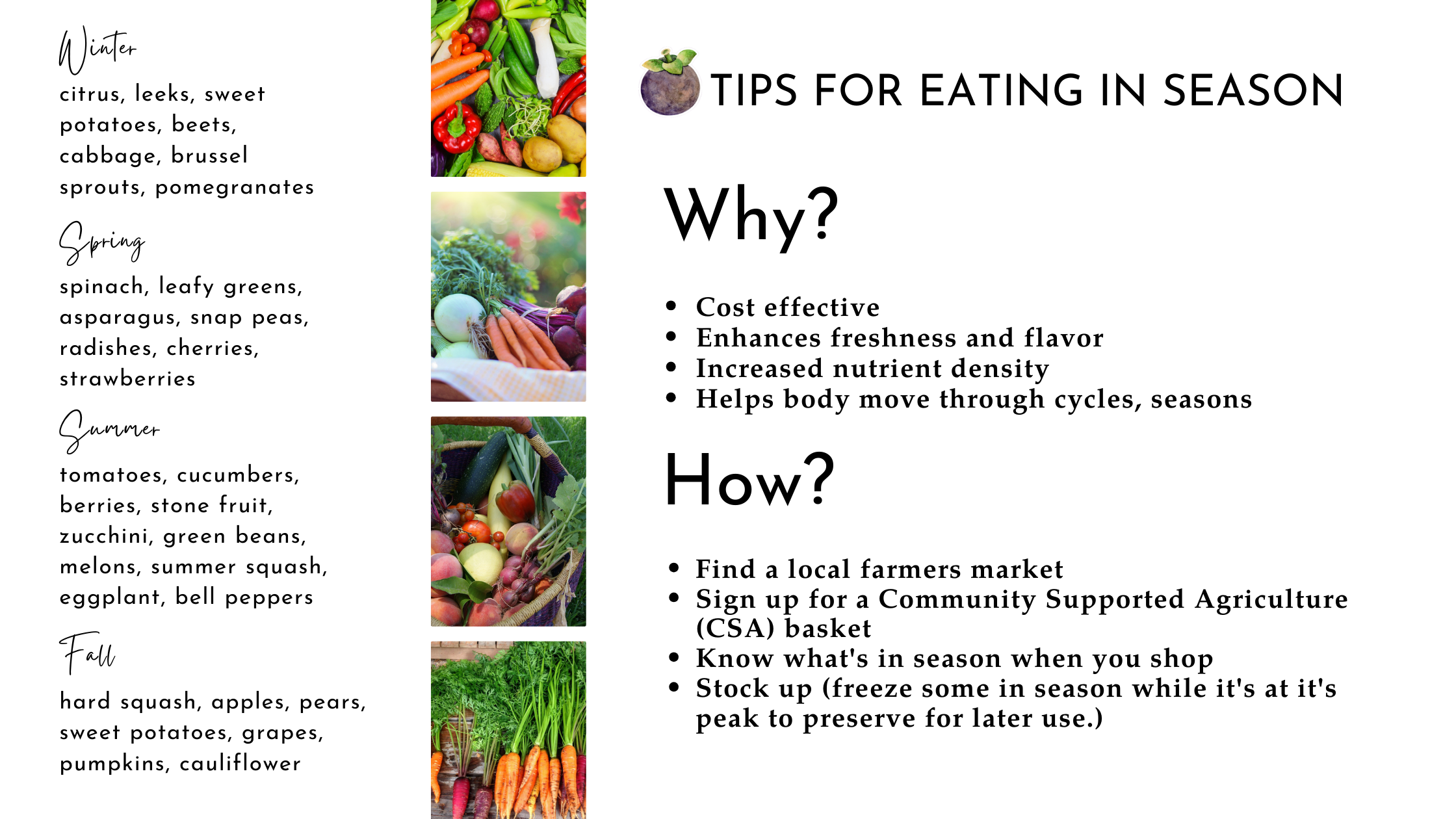 Our Gut Friendly Guide to Eating in Season - Nielsen Nutrition